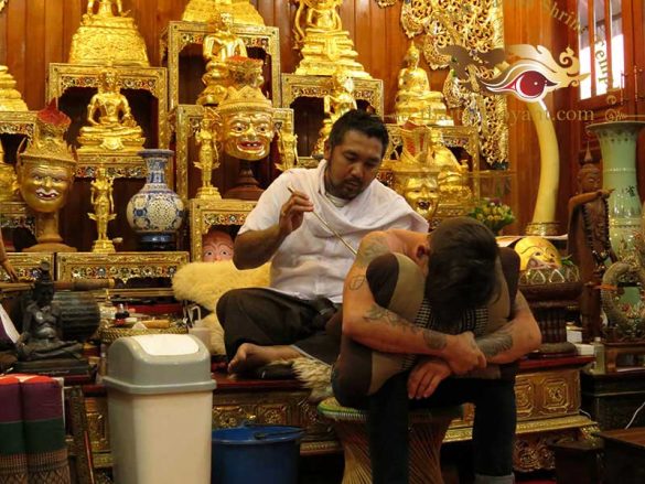 Grand Master Ajarn Ohr Thai Tattoo Sak Yant Temple V.I.P. Visit